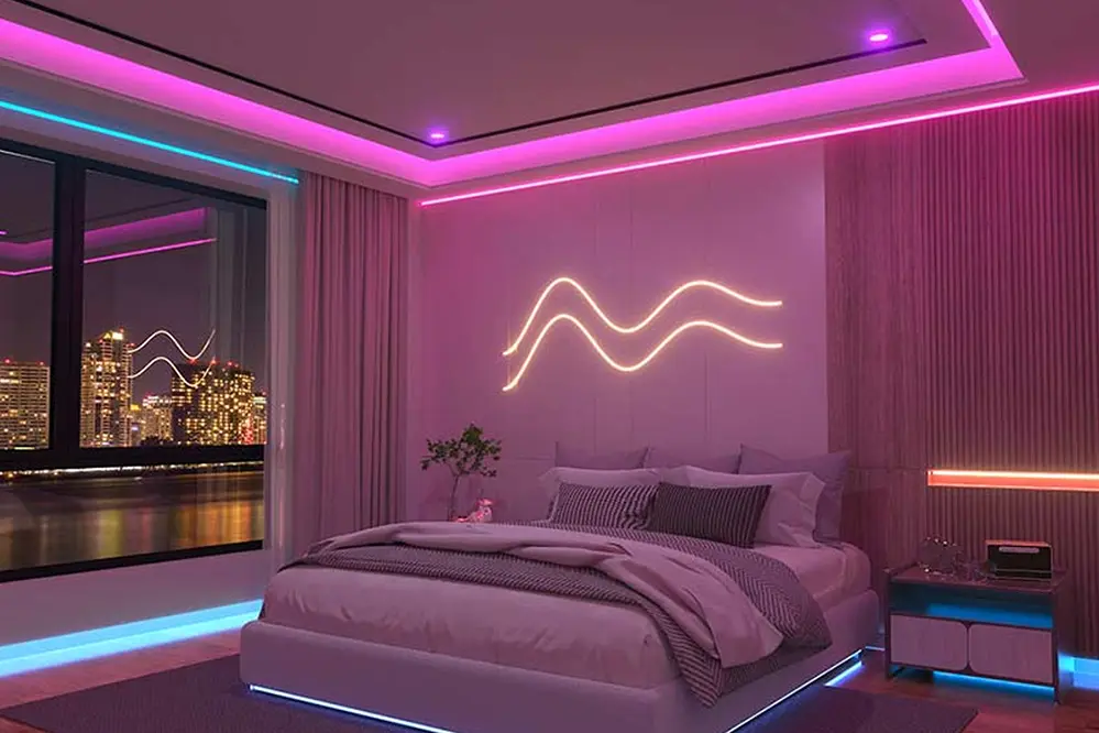 How to Install LED Strips in Your Bedroom